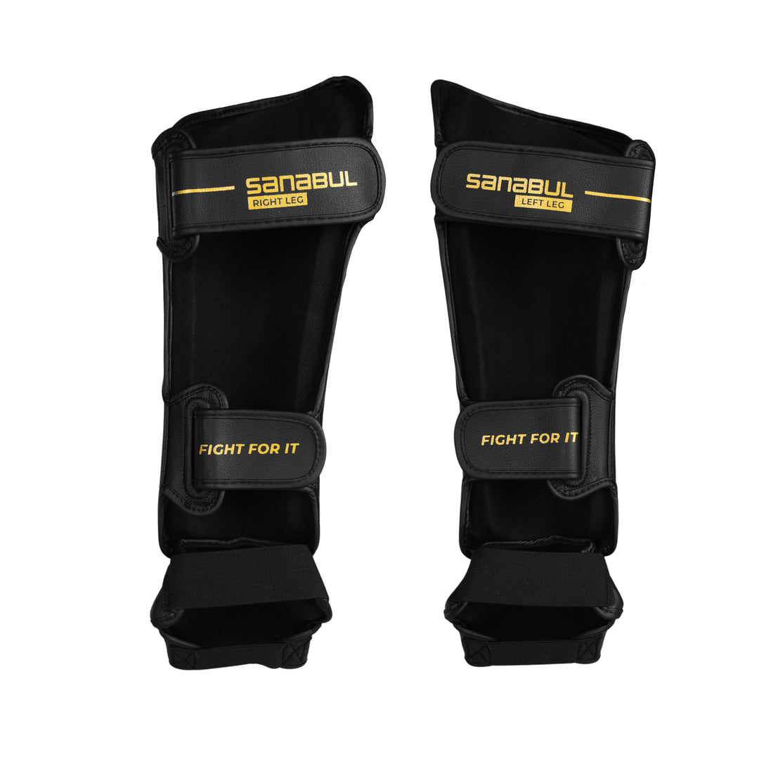 Gold Strike MMA Muay Thai Kickboxing Shin Guards | Sanabul