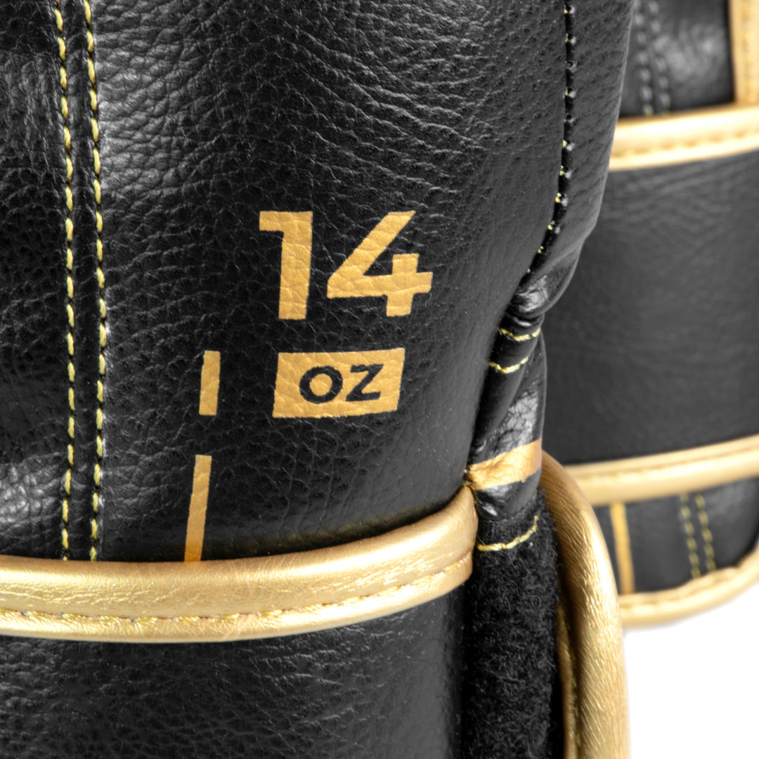 Gold Strike Pro Boxing & Kickboxing Gloves | Sanabul