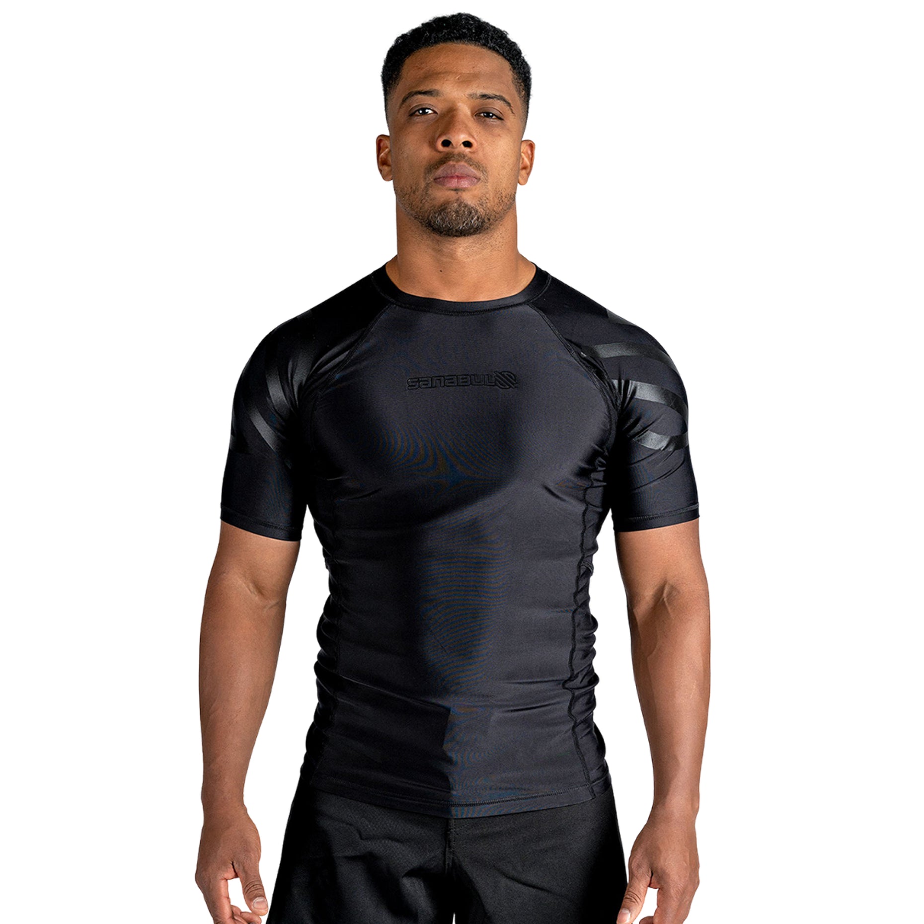 Jiu Jitsu & MMA Short Sleeve Compression Rash Guard - Sanabul
