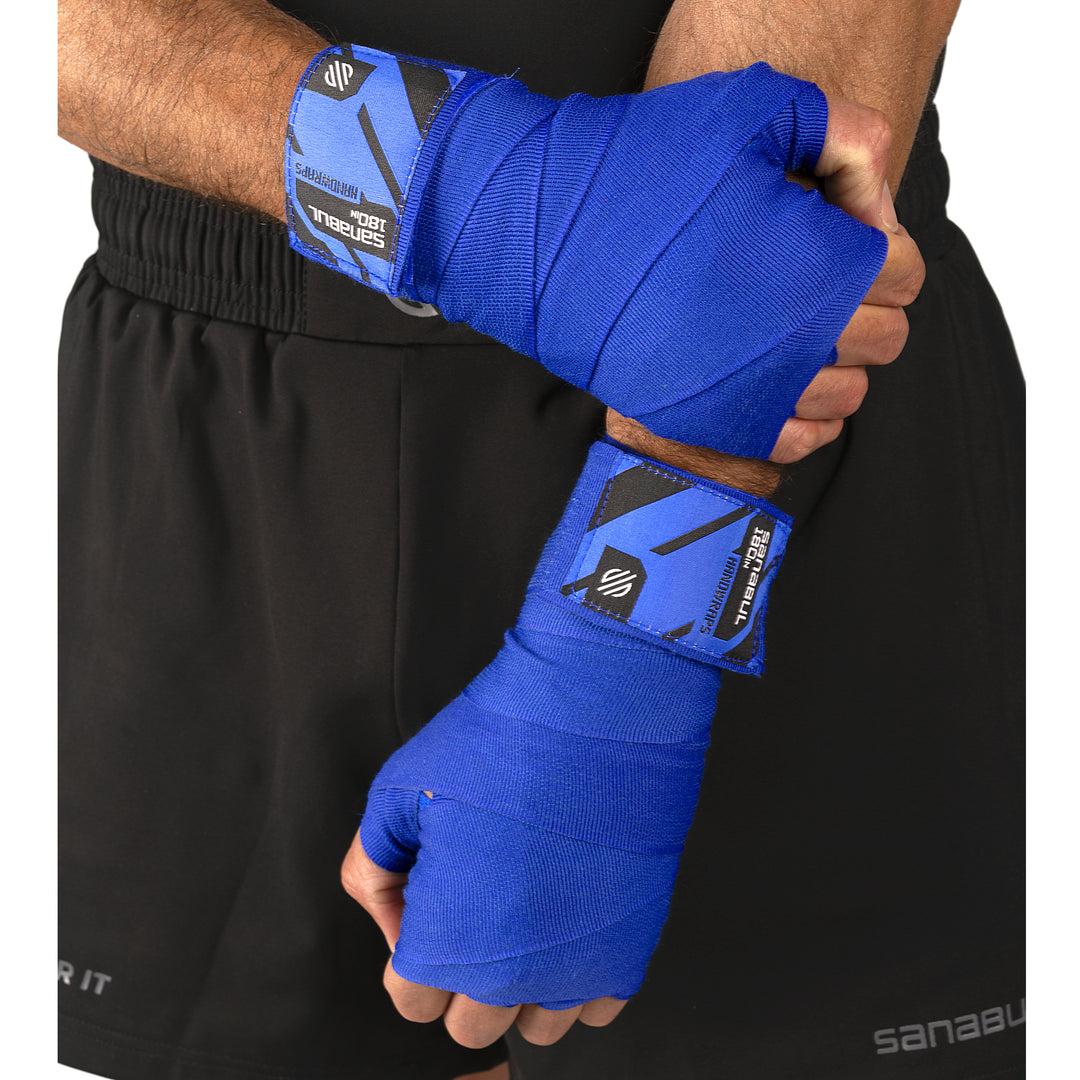 Elastic 180 inch Boxing Hand wraps | Premium Quality - StrikeFit – Sanabul