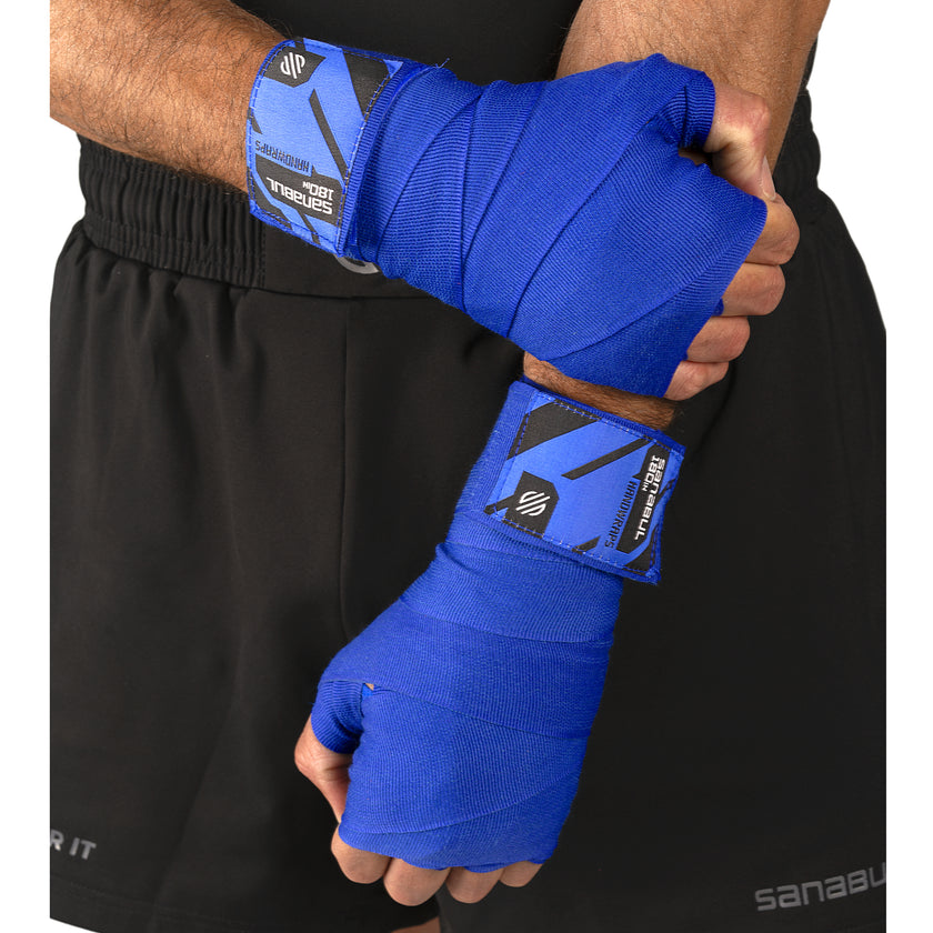 Elastic 180 inch Boxing Hand wraps | Premium Quality - StrikeFit – Sanabul