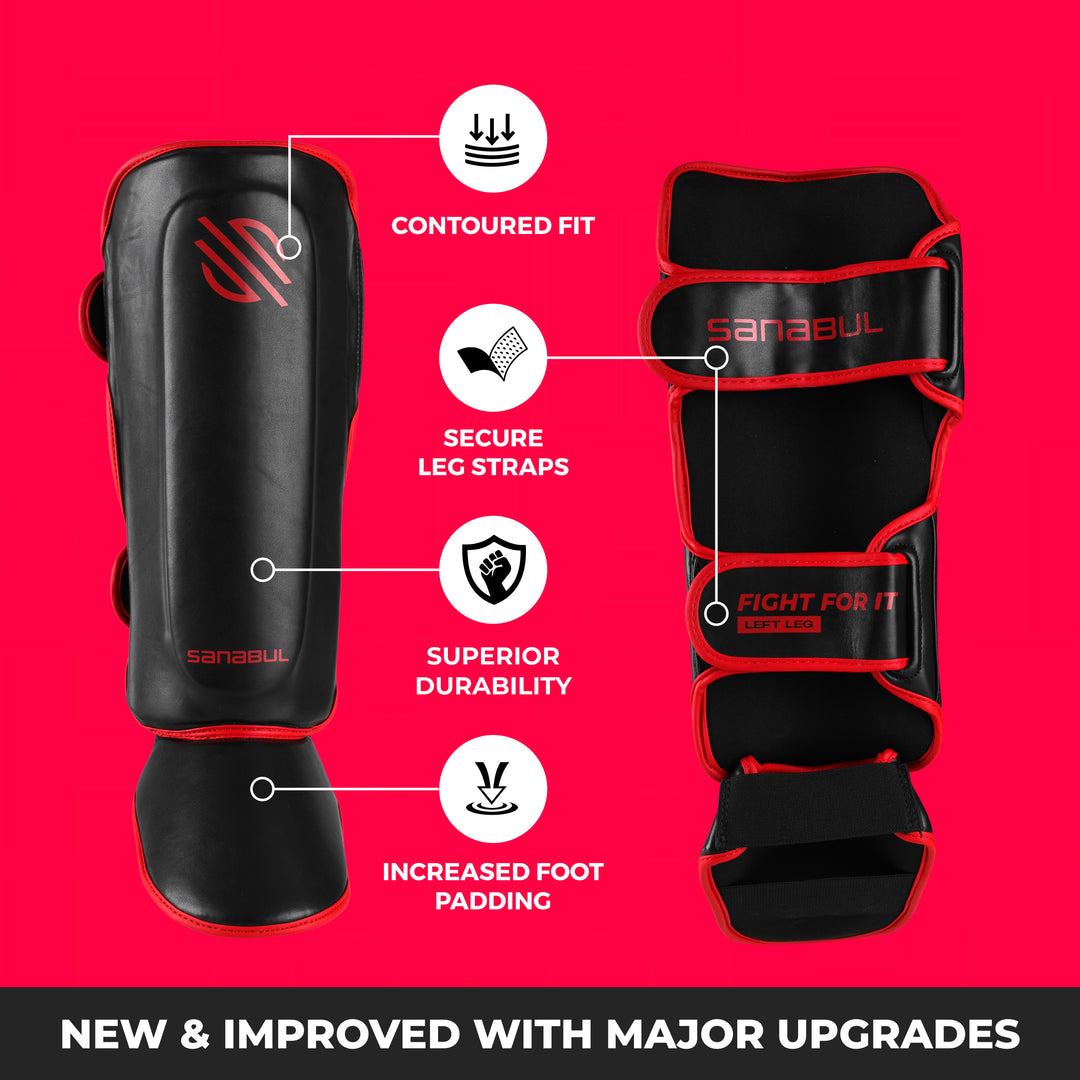 Essential MMA Muay Thai & Kickboxing Shin Guards | Sanabul