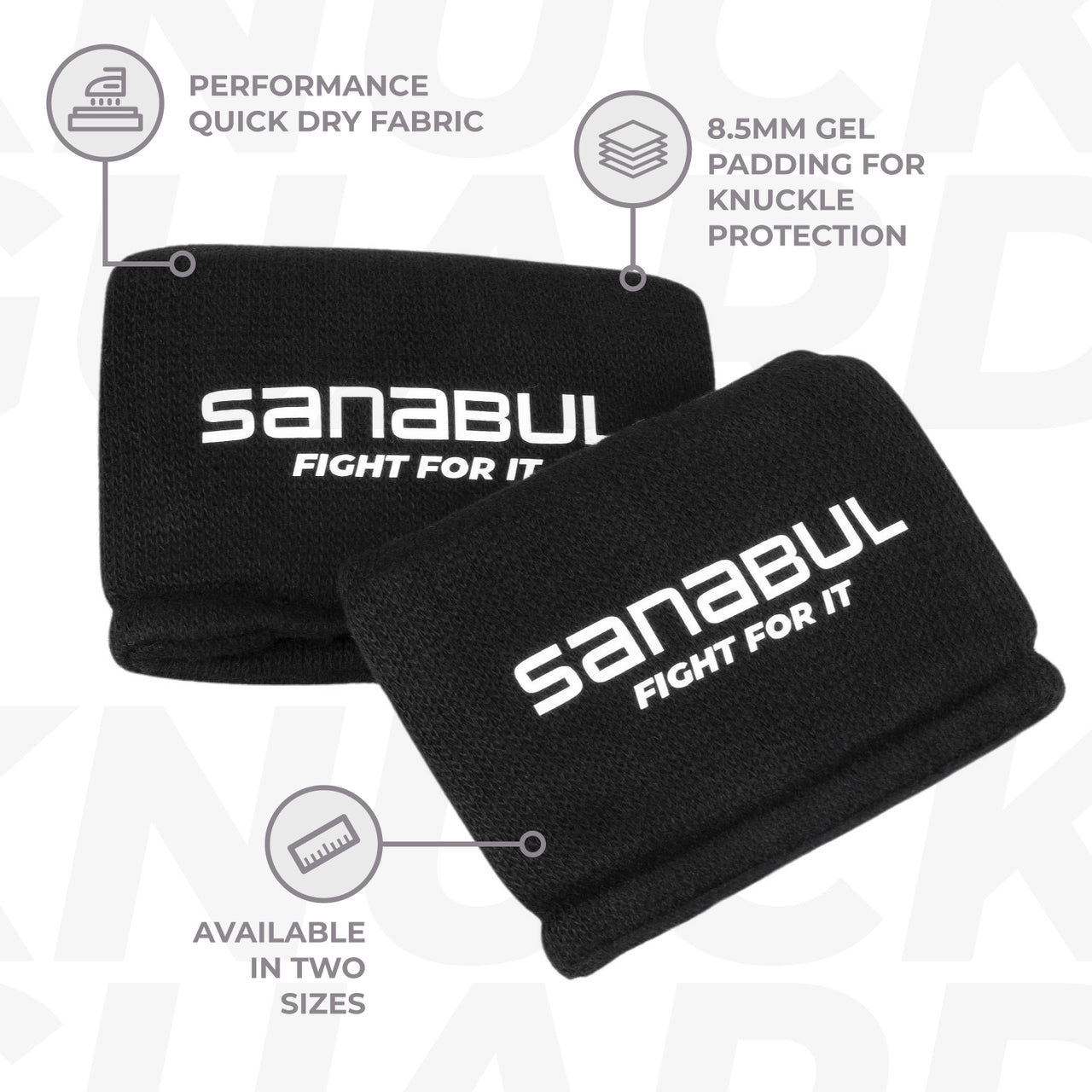 Gel Knuckle Guards for MMA Boxing & Kickboxing hand wraps | Sanabul