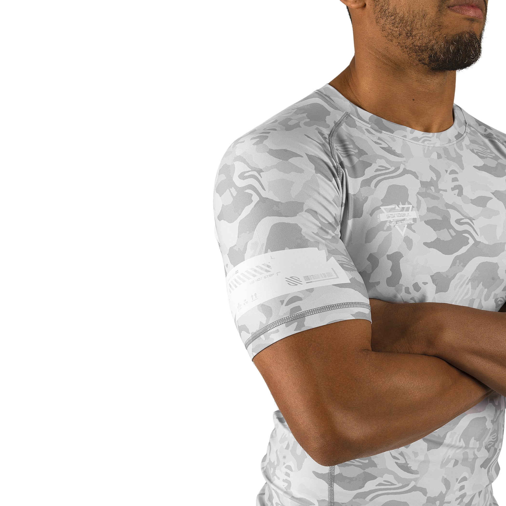 Sanabul Camo Short Sleeve MMA & No Gi BJJ Rash Guard