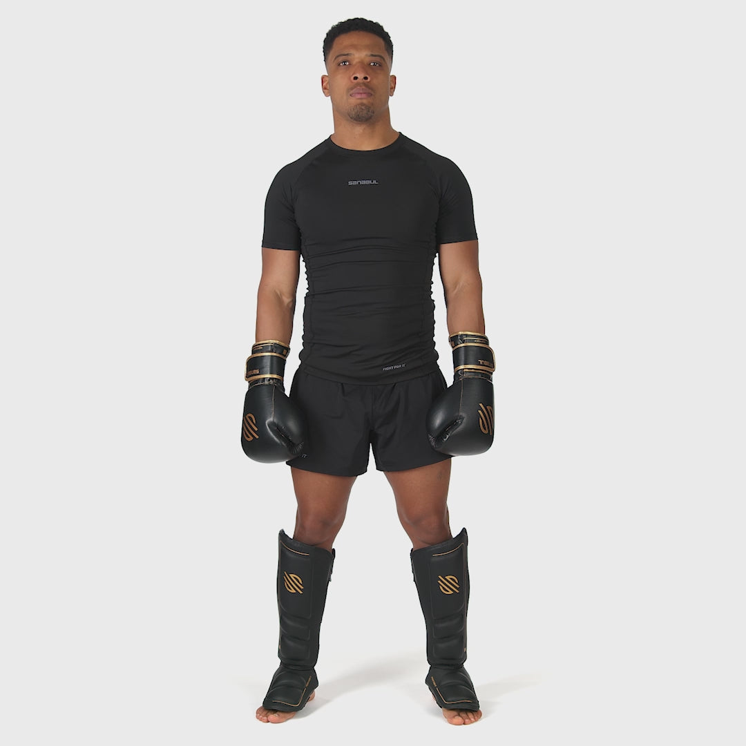 Gold Strike MMA Muay Thai Kickboxing Shin Guards | Sanabul