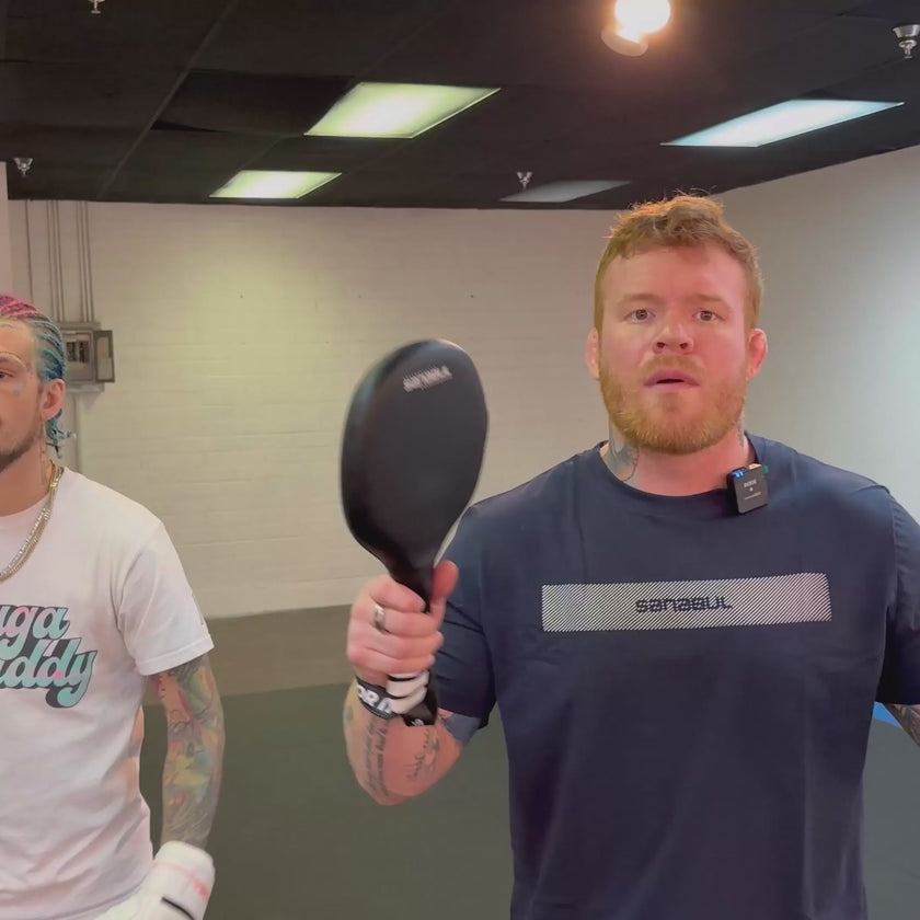 Lab Series Professional Boxing & Striking Punch Paddles | Sanabul