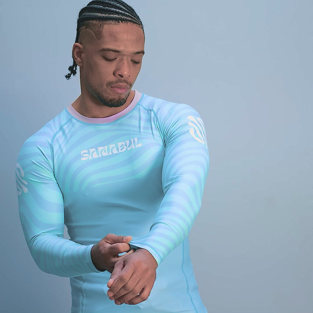 Easter Egg Scrambled MMA BJJ Rash Guard by Sanabul