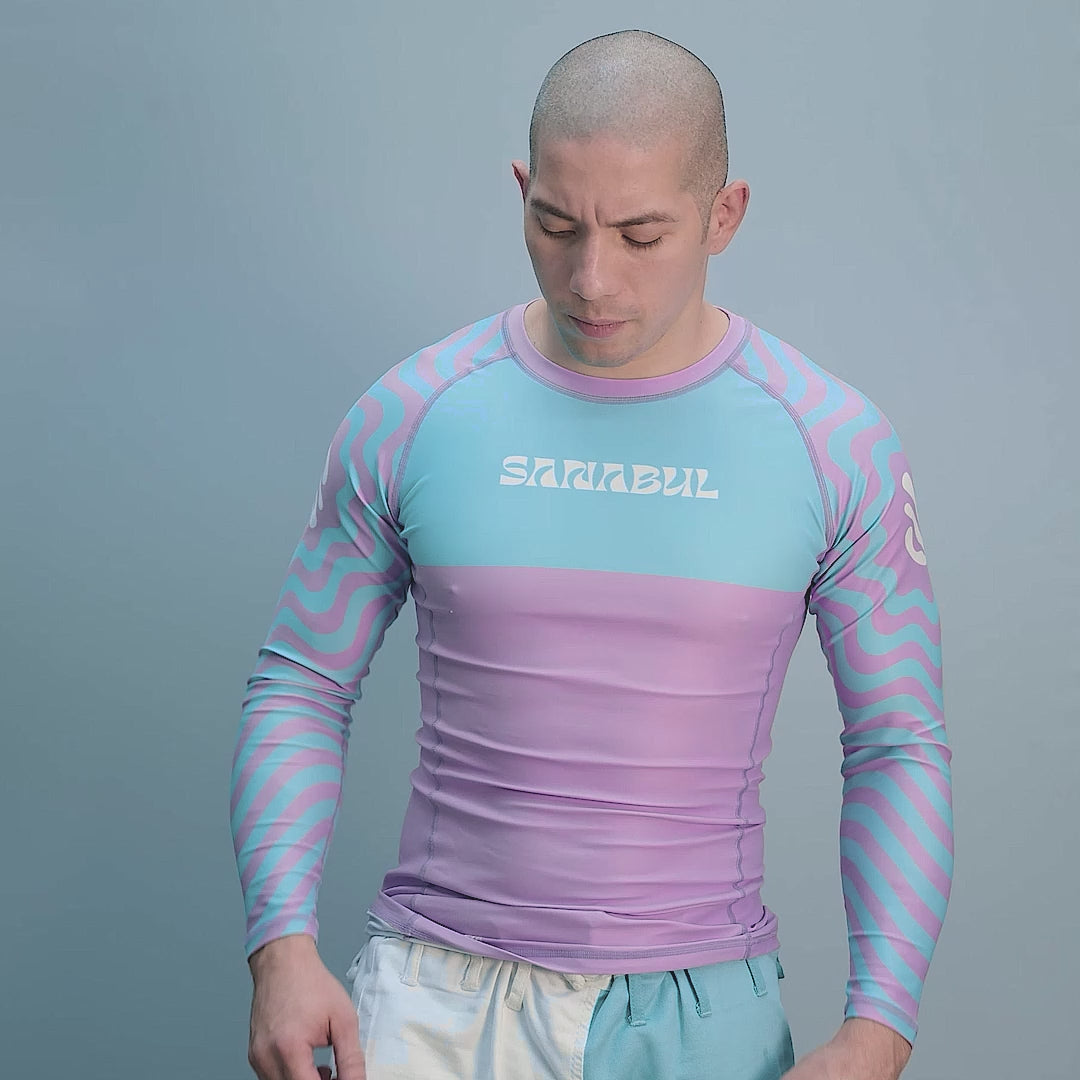 Easter Egg Scrambled MMA BJJ Rash Guard by Sanabul