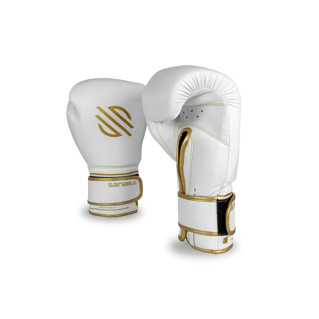 Gold Strike Pro Boxing & Kickboxing Gloves | Sanabul