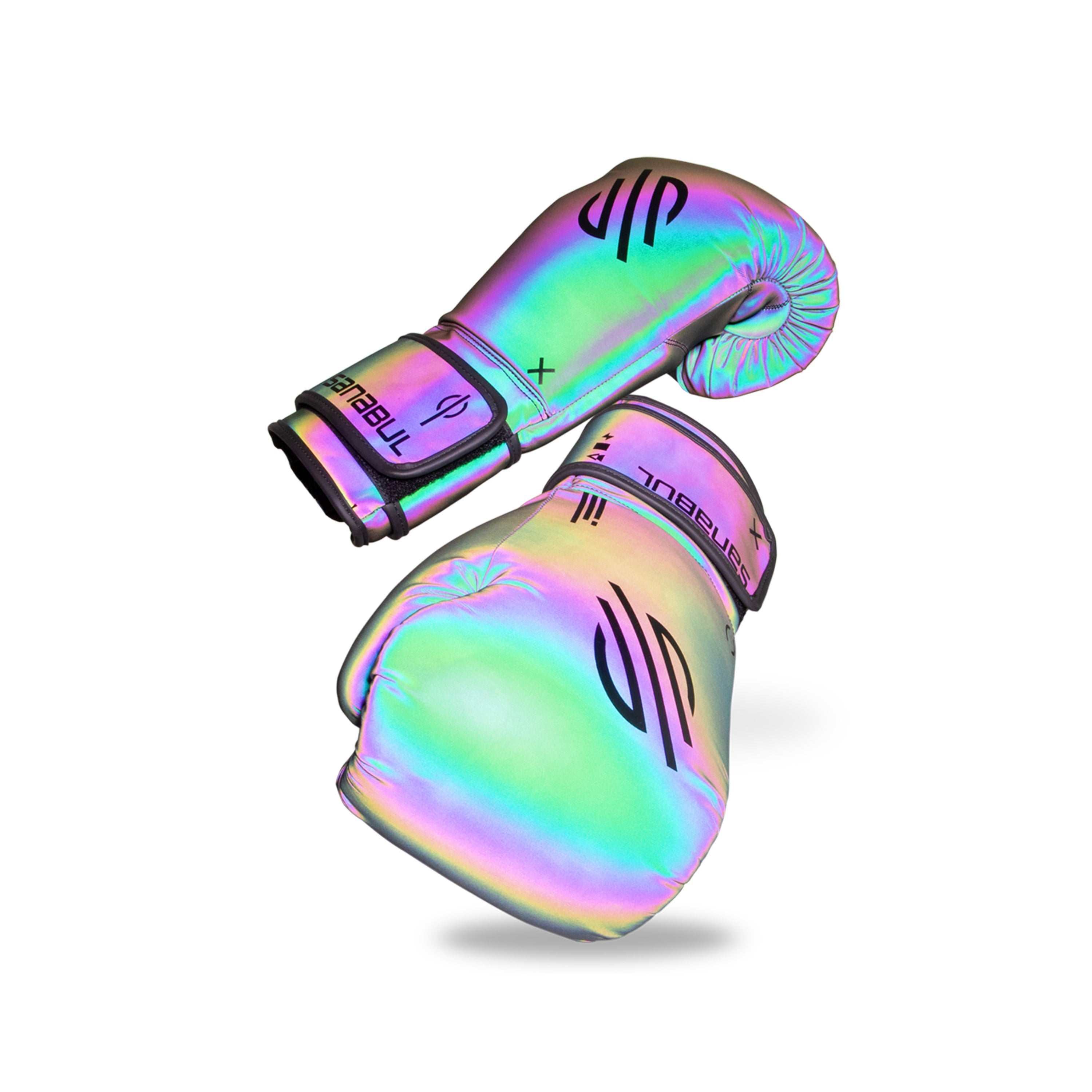 ICON Reflective Boxing Gloves - Flash-Activated | Sanabul