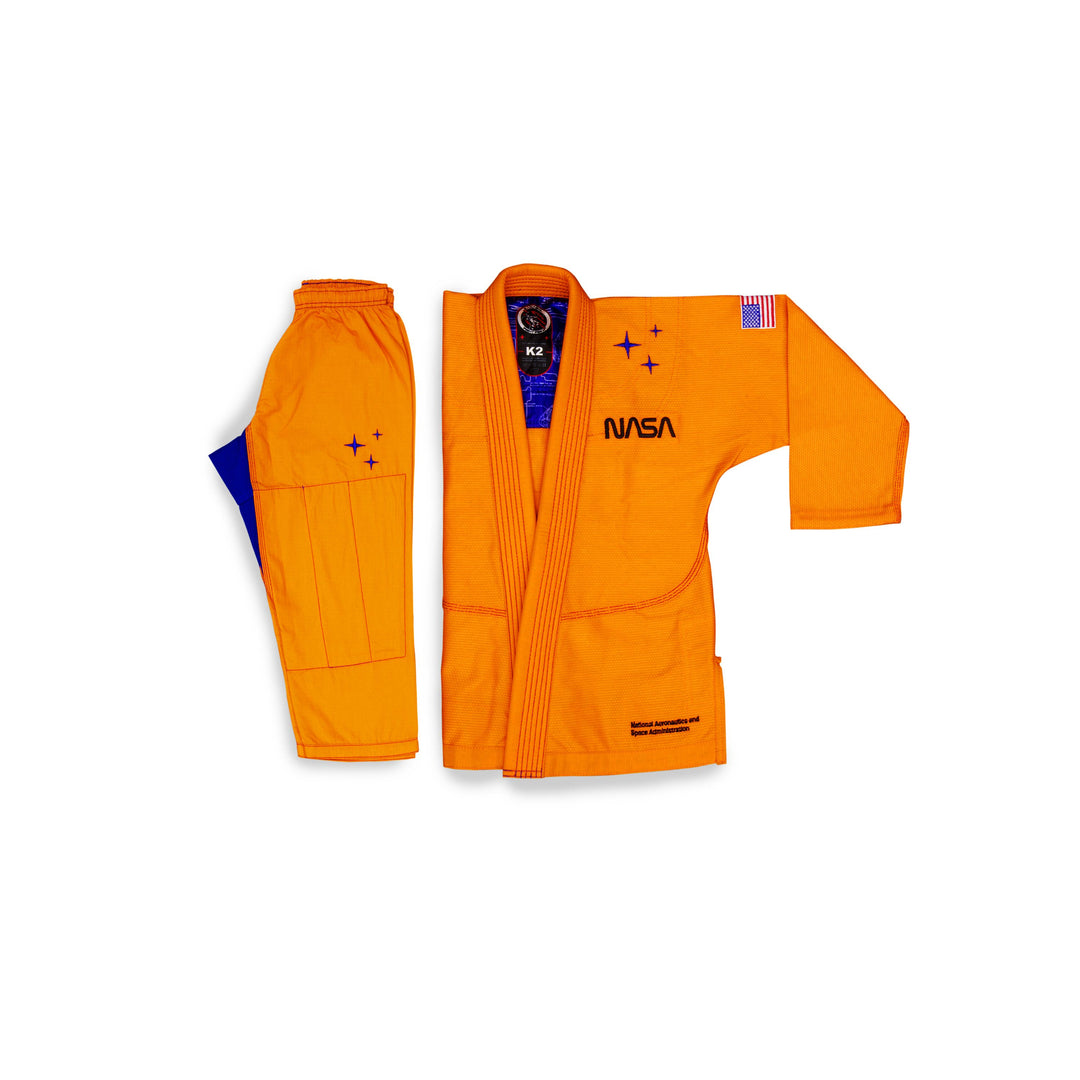 Kids space-inspired NASA Brazilian Jiu Jitsu Gi | Sanabul