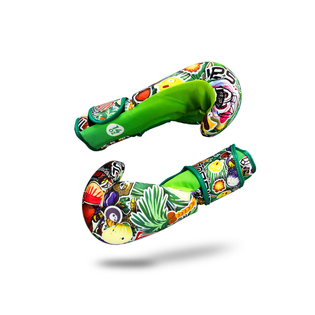Sticker Bomb Adult Boxing Gloves | Sanabul