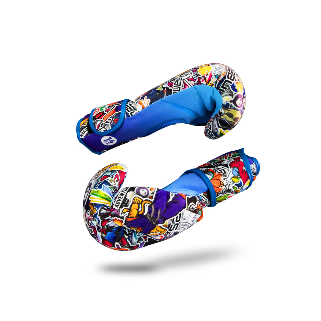 Sticker Bomb Adult Boxing Gloves | Sanabul