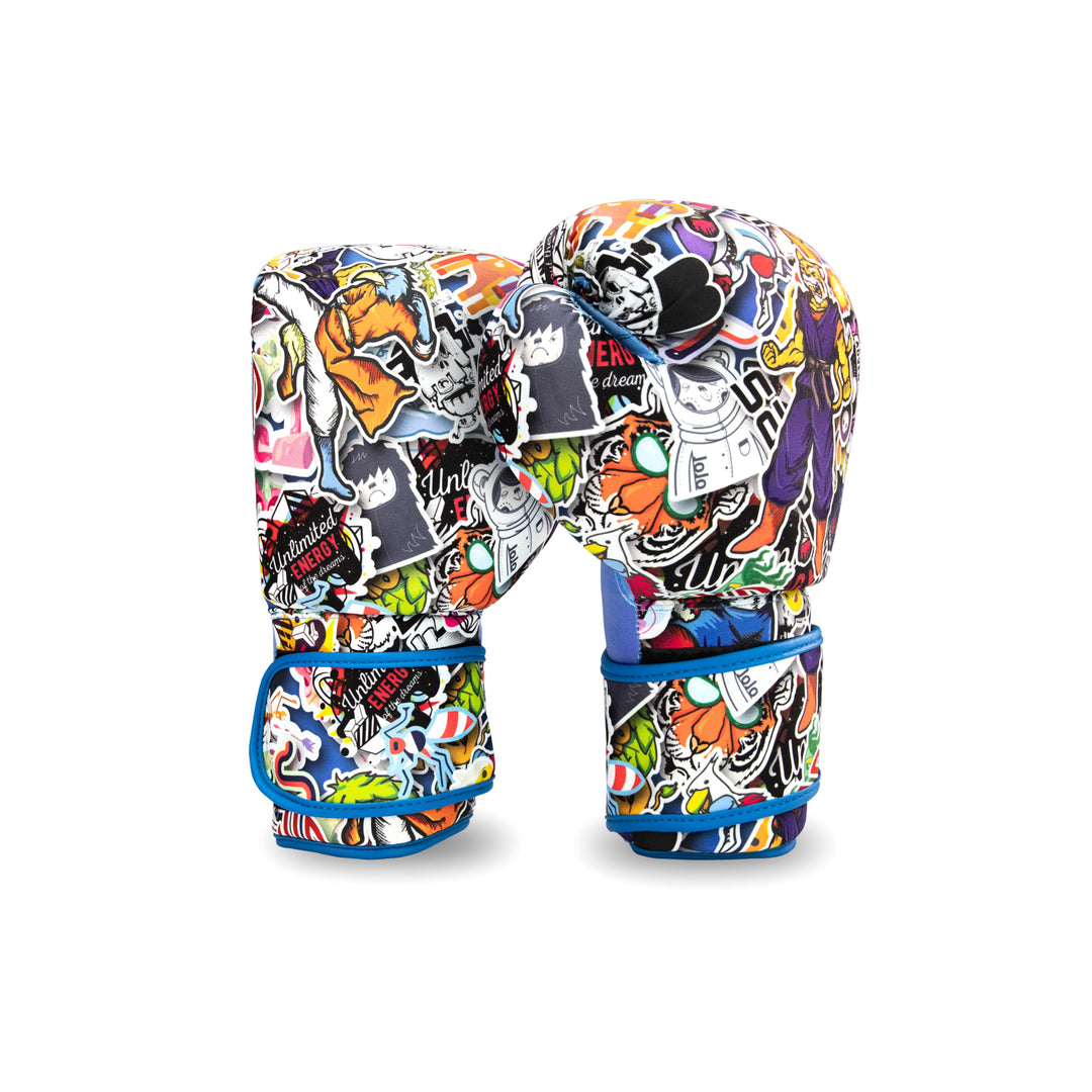 Sticker Bomb Adult Boxing Gloves | Sanabul